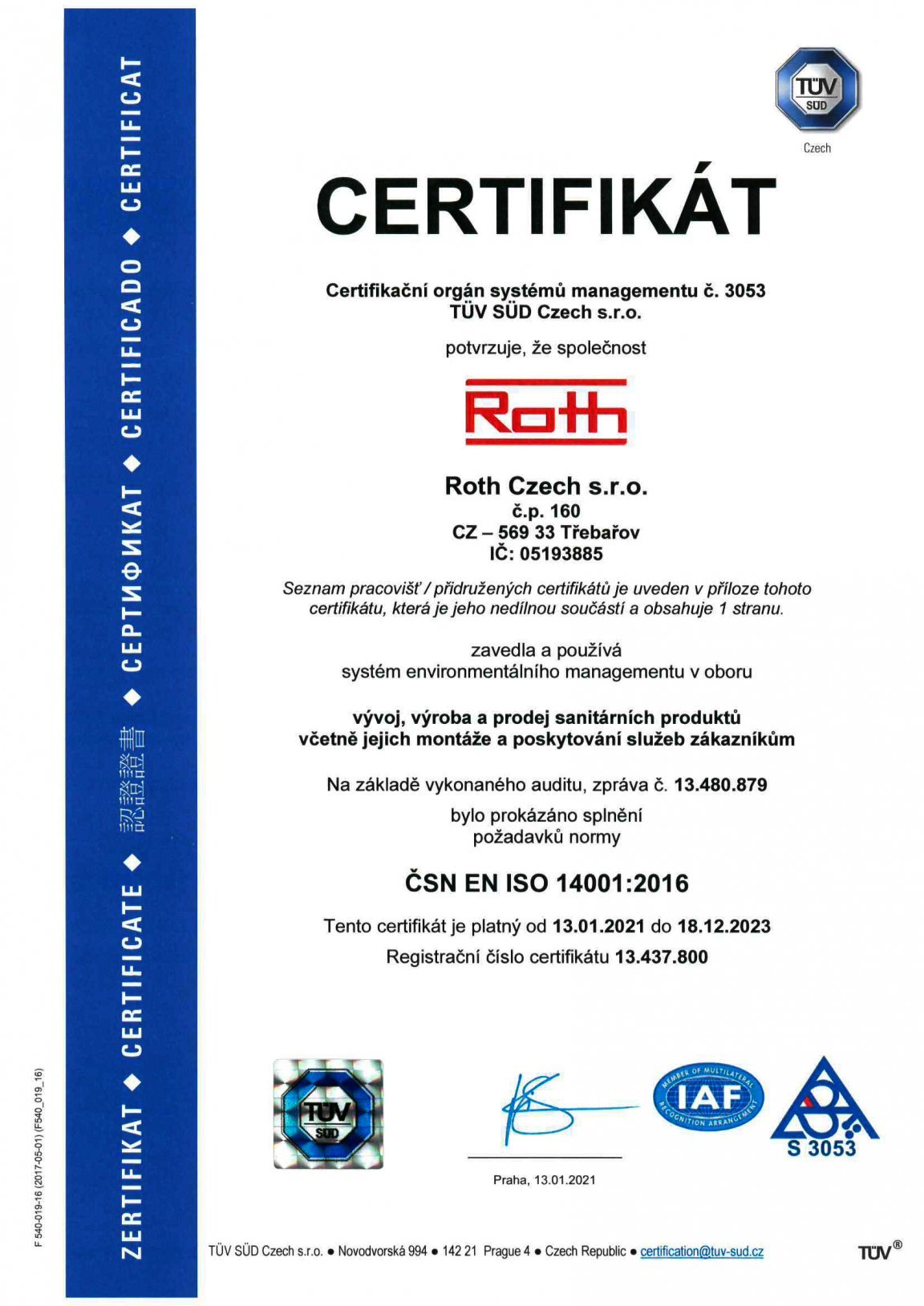 Certifikáty